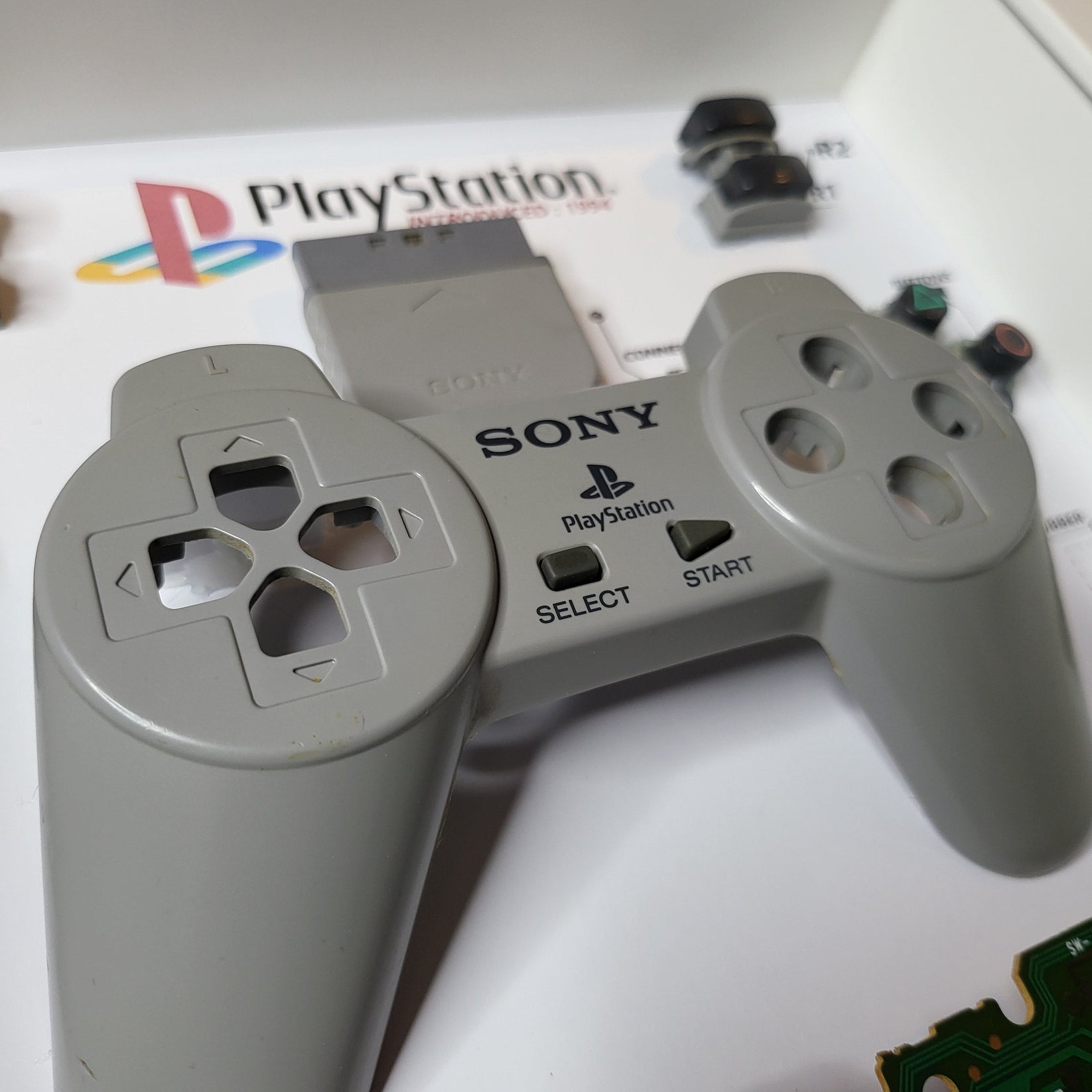 PlayStation Ps1 framed controller shadow box – Dice and Game